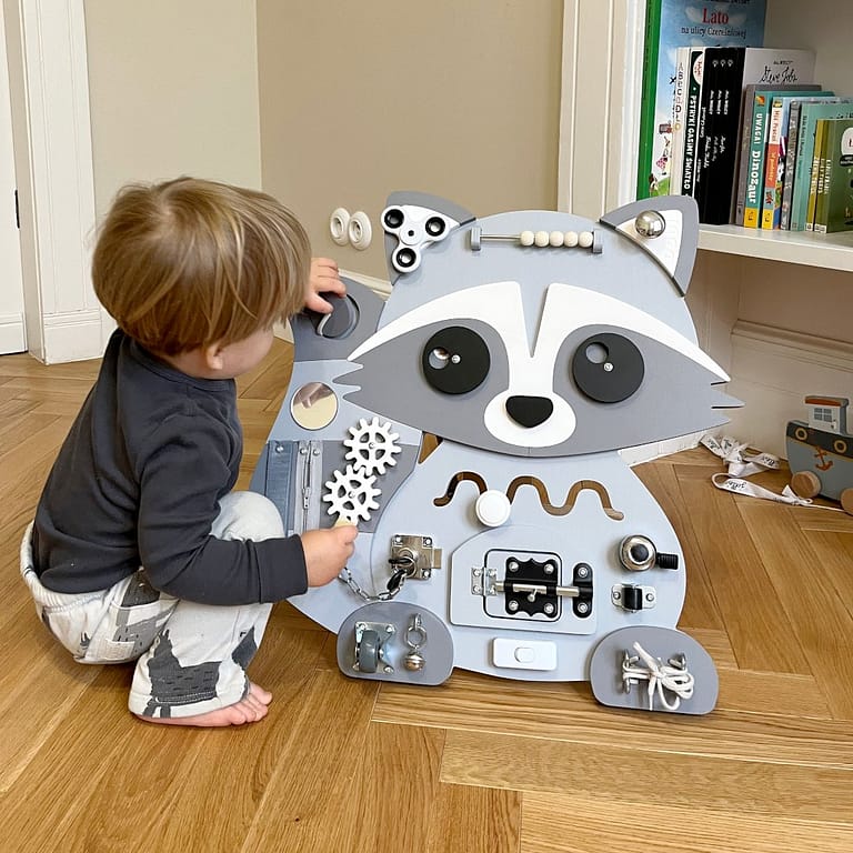 🐷Tablica manipulacyjna Świnka DODI🐷12m+, Certyfikat